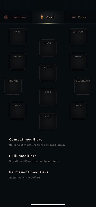 Inventory - Walkscape Walkthrough
